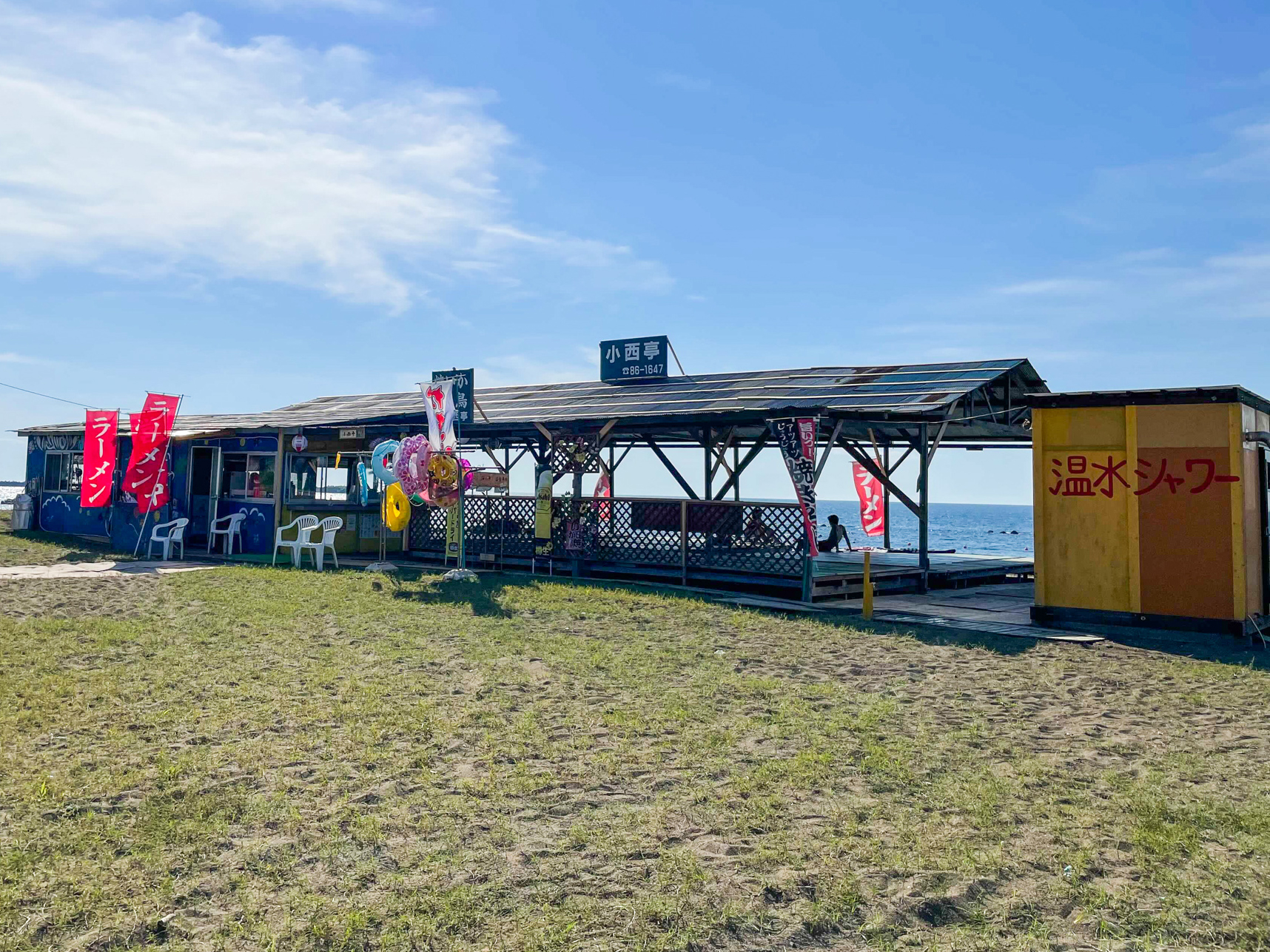 鷹巣海水浴場 浜茶屋